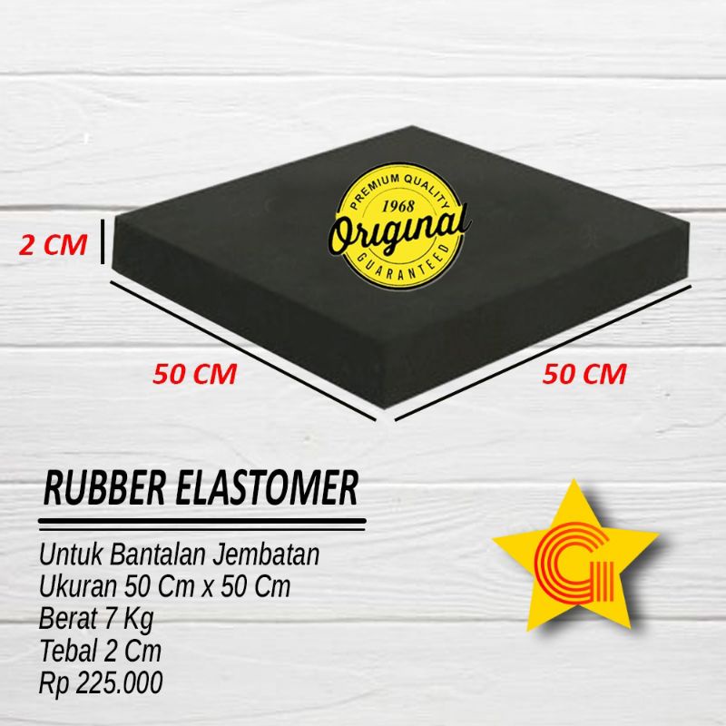 Jual Karet Packing Rubber Elastomer Multiguna Bantalan Jembatan ...