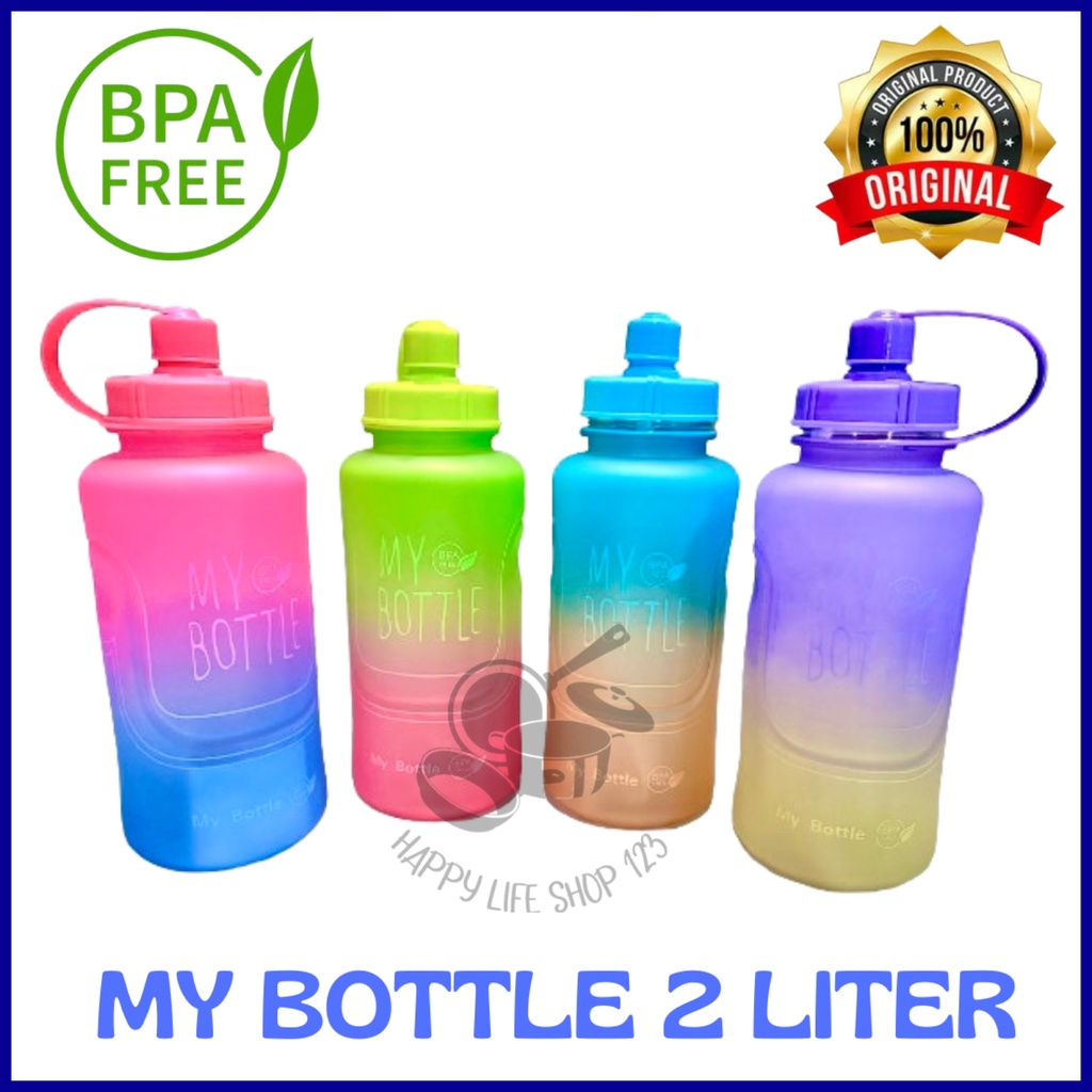 Jual My Bottle 2 Liter / Botol Minum Uk 2 Liter / Botol Minum Kekinian ...