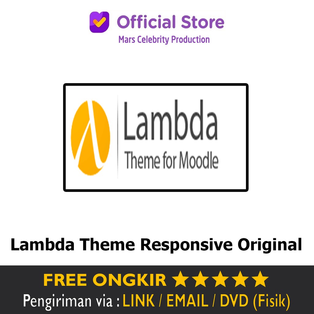 Jual Lambda Theme Responsive Moodle Original Update Website Template | Shopee Indonesia