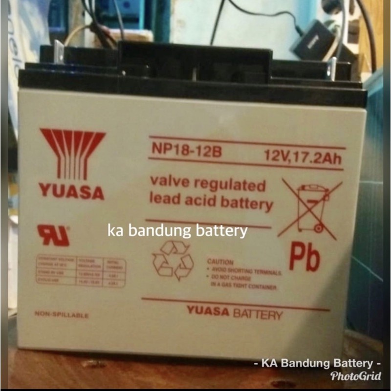 Jual Aki Kering baterai Yuasa NP18-12 12v 18ah 12 v 18 ah | Shopee Indonesia
