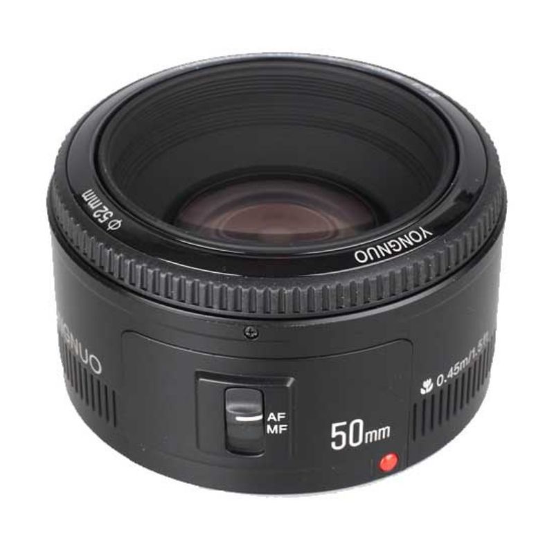 Jual LENSA FIX 50MM F1.8 / YONGNUO 50MM F1.8 | Shopee Indonesia