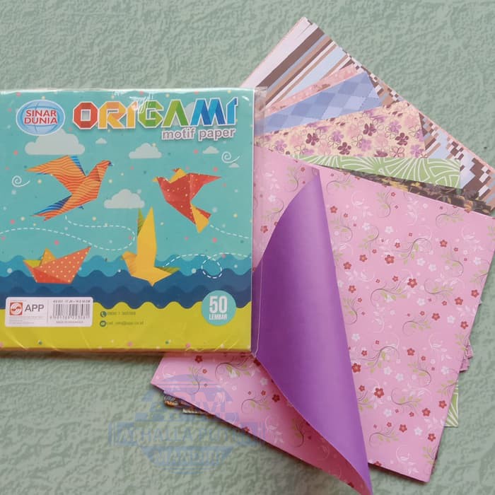 Jual Kertas Lipat Origami Motif 16x16cm | Shopee Indonesia