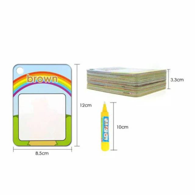 Jual CL Mainan Edukasi Magic Flashcard Water Pen Doodle Drawing ...