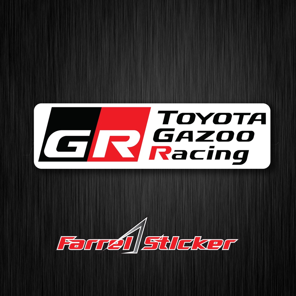 Jual stiker toyota GR Sticker Gazoo Racing 8 cm | Shopee Indonesia