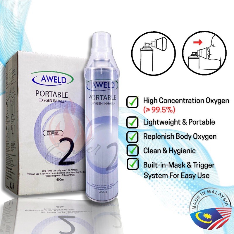 Jual AWELD Oksigen Portable | Aweld Portable Oxygen | Made in Malaysia ...