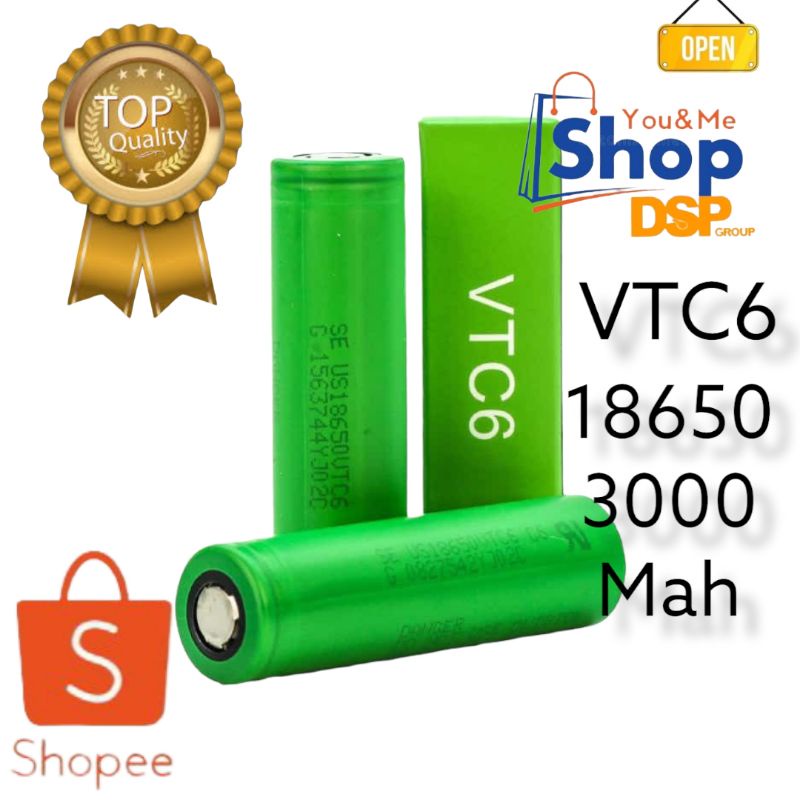 Jual Battery Sony VTC6 SONY VTC 6 18650 3000 Mah Authentic harga 1 ...