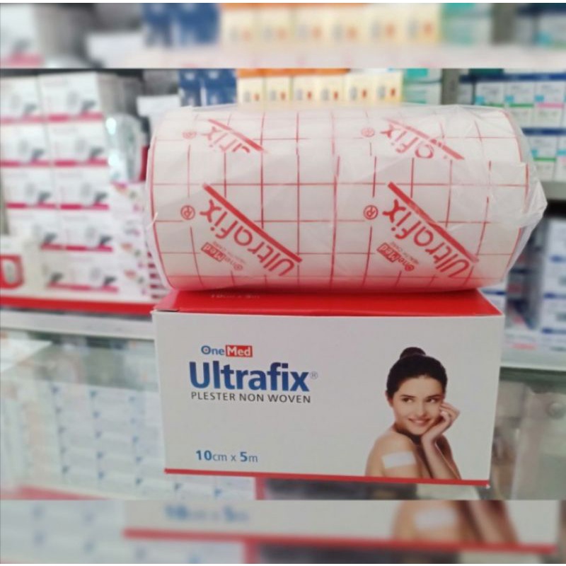 Jual Ultrafix 10cm x 5m 5cm x 5m Plester medis Plester Luka Non Woven ...