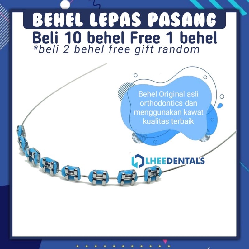 Jual [BISA COD] Behel Lepas pasang POWER O dan POWERCHAIN / behel ...