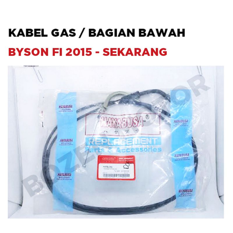 Jual Kabel Gas Bagian Bawah Byson FI 2015 2016 2017 2018 2019 2020 2021 ...