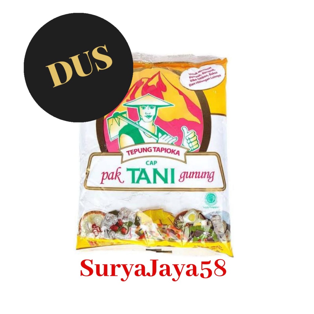 Jual Sagu Tani 500GR DUS | Tepung Tapioka sagu pak tani 500g | sagu pak ...