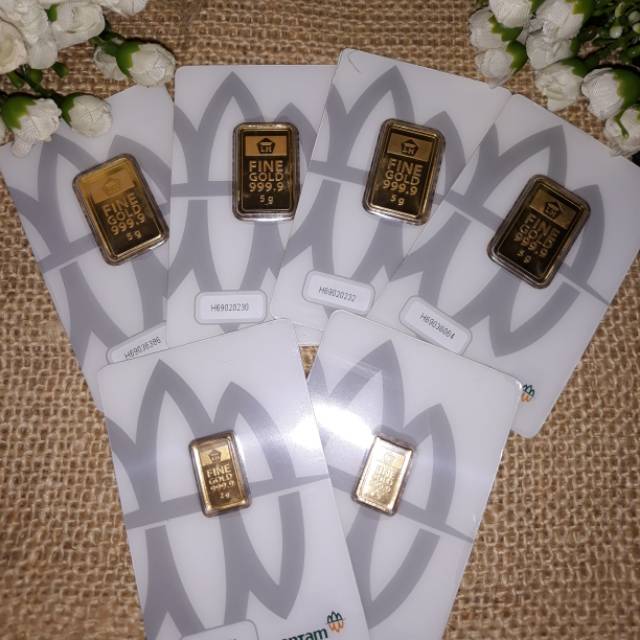 Jual LM Antam - Emas Batang Antam 1 gram | Shopee Indonesia