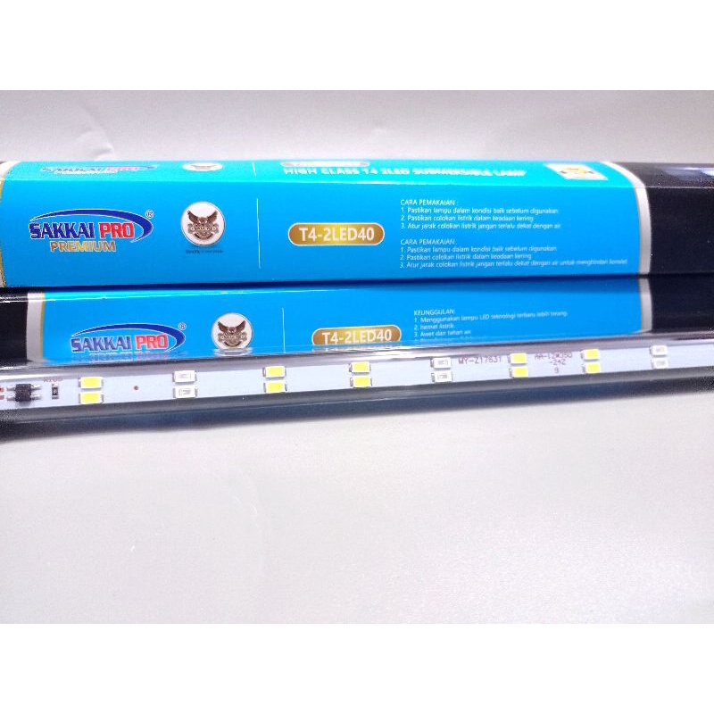 Jual Lampu LED celup Aquarium SAKKAI PRO T4 2LED 40 | Shopee Indonesia