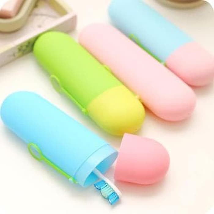 Jual Tempat Sikat Gigi Pipih Gepeng Tabung Odol Travelling | Shopee ...