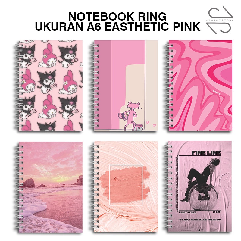 Jual Buku Tulis Catatan buku notebook buku diary Notebook Ring Spiral ...