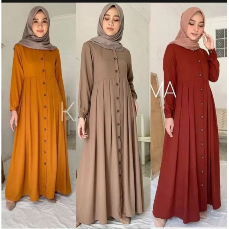 Jual GAMIS SYARI KANCING TERBARU ll GAMIS REMAJA MASAKINI ll GAMIS ...