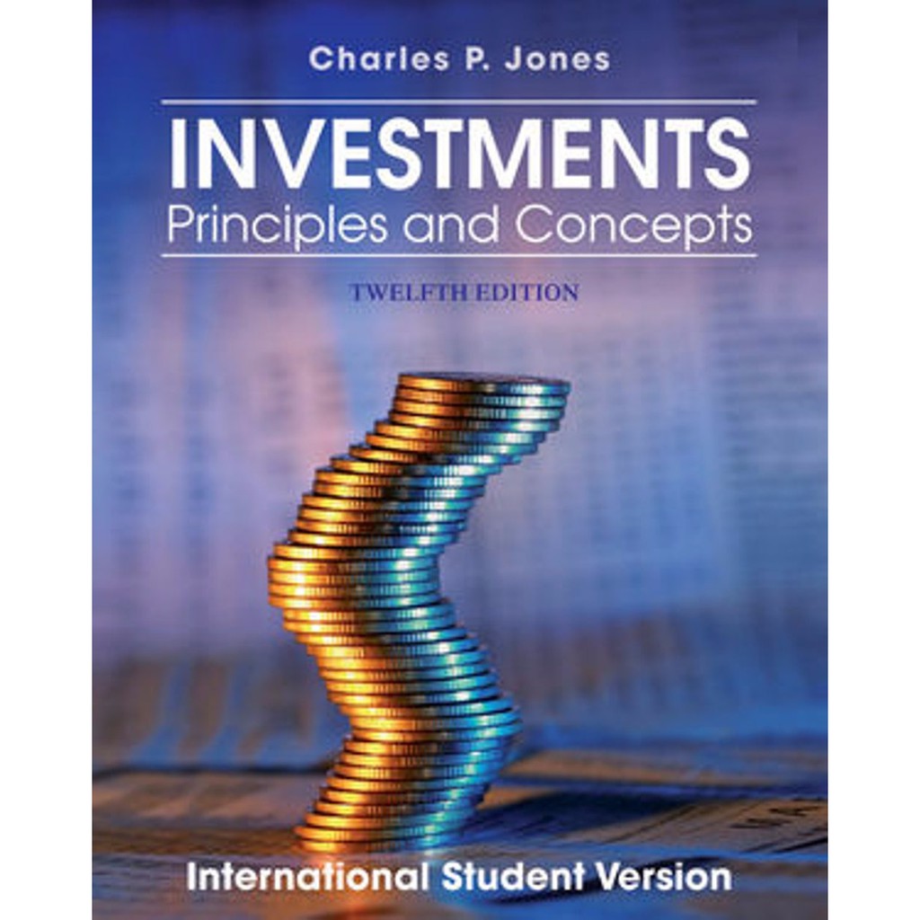 Jual Buku Investments Principles And Concepts 12th Edition Jones ...