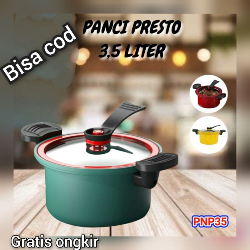 Jual panci presto 3,5liter viral anti lengket termurah | Shopee Indonesia