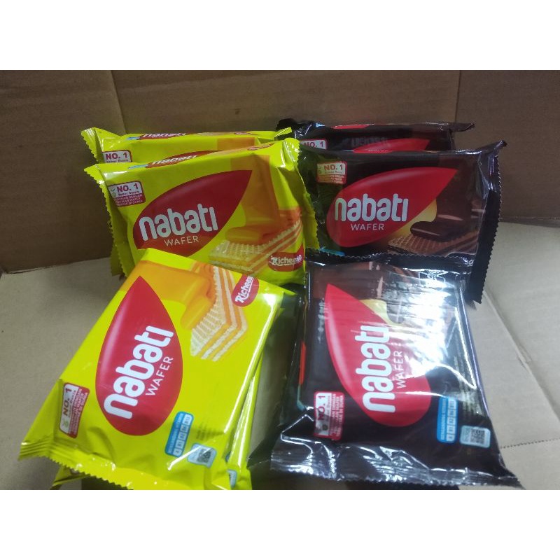 Jual Nabati Wafer per 5 pcs x 46g ( bisa campur ) | Shopee Indonesia