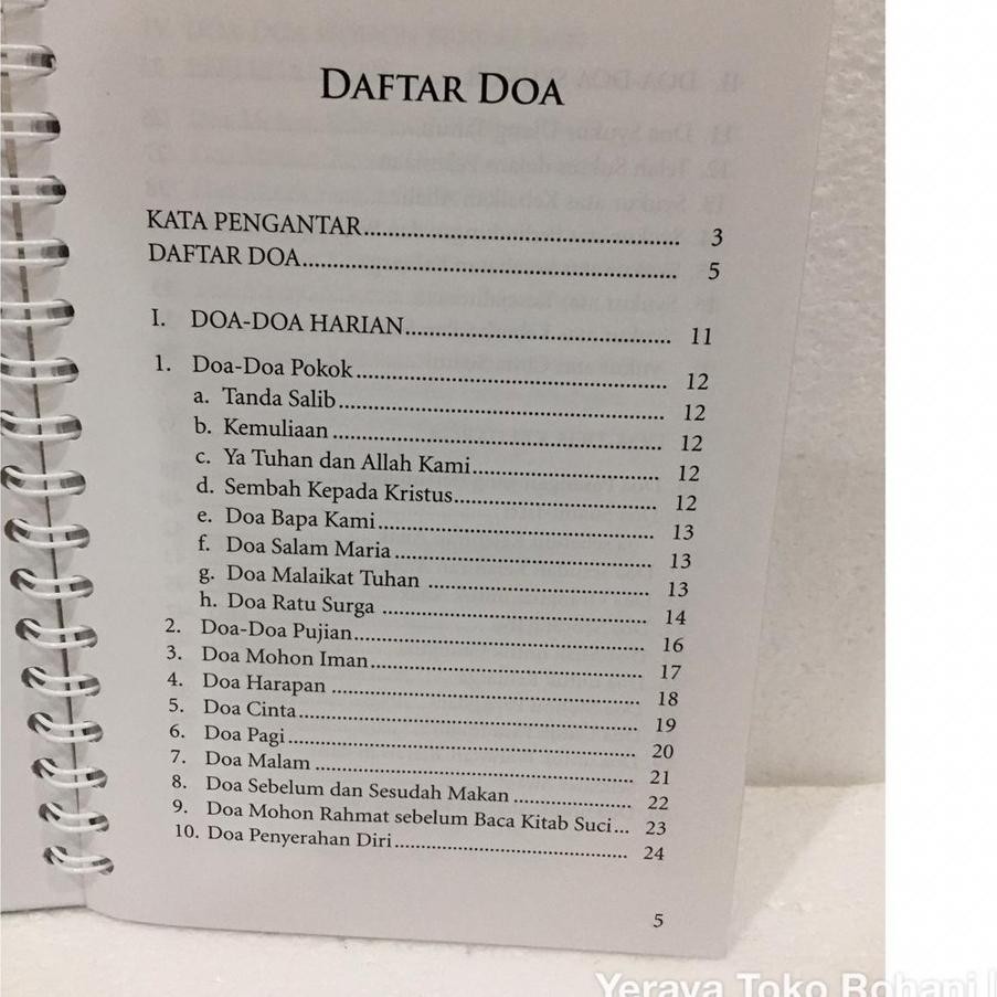 Jual "z-576 Buku Doa 101 Doa Harian, Novena dan Devosi -Buku Doa Rohani ...