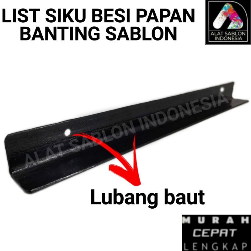 Jual LIST SIKU BESI PAPAN BANTING SABLON | Shopee Indonesia
