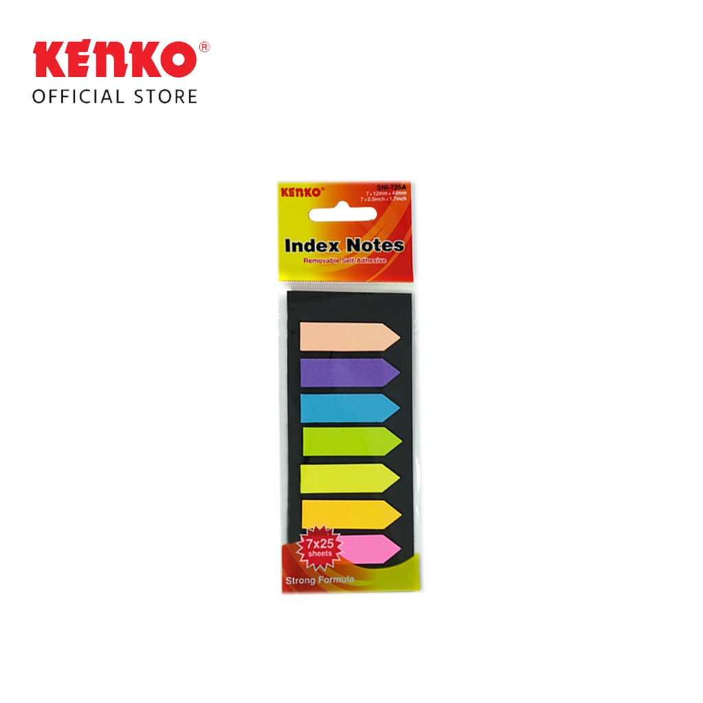 Jual Sticky Notes KENKO SNI-725A (Index,Arrow) / Stick Note PEMBATAS ...