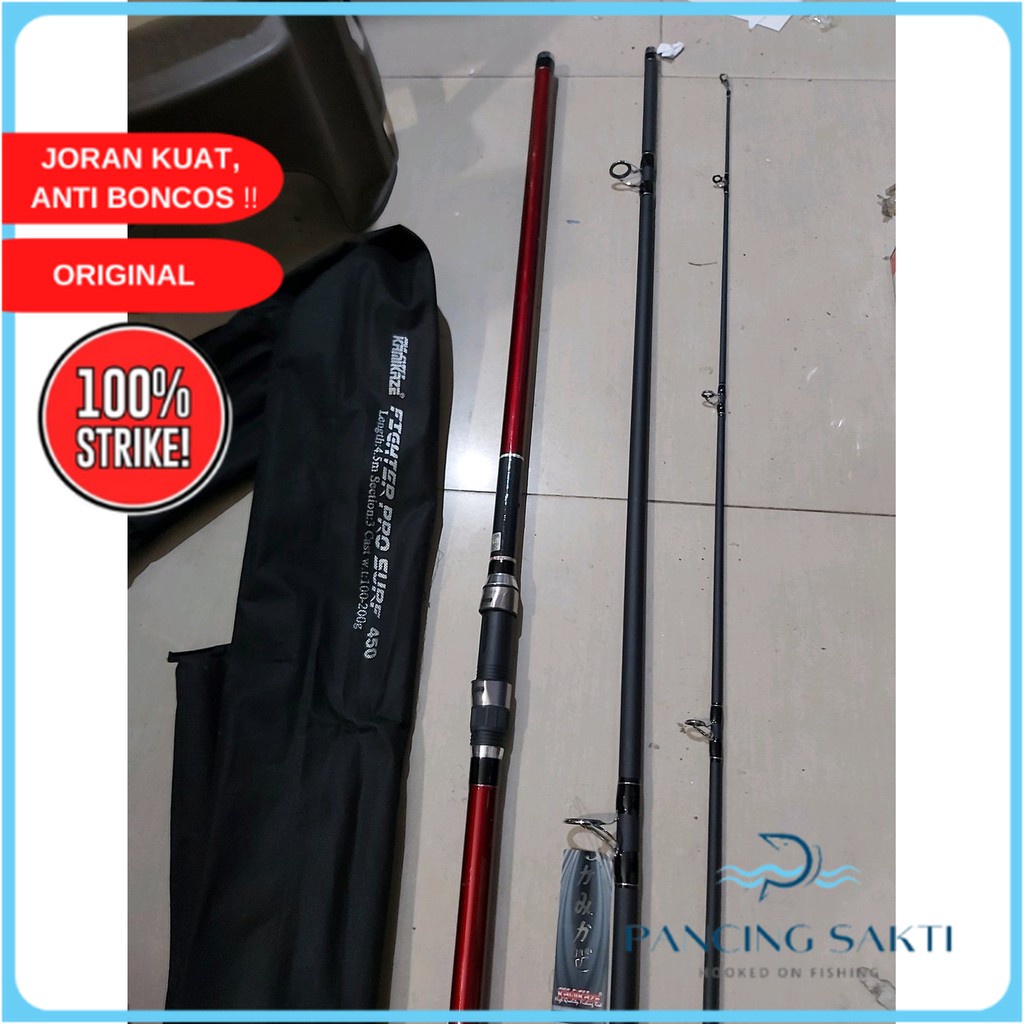 Jual Joran Kamikaze Pro Fighter 390 Joran Surf Casting | Shopee Indonesia