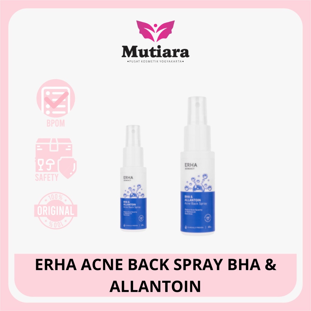 Jual ERHA ACNE BACK SPRAY BHA & ALLANTOIN | Shopee Indonesia