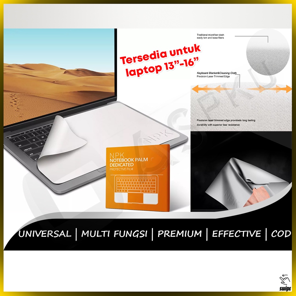 Jual Premium Keyboard Cover Microfiber Laptop Macbook Notebook Komputer ...