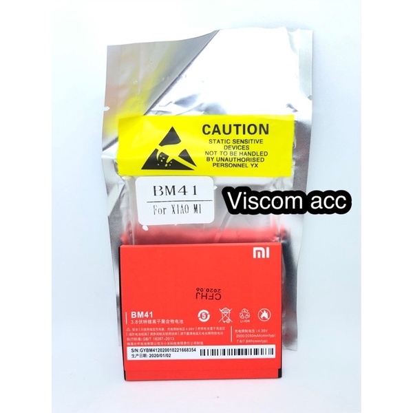 Jual baterai xiaomi bm41 original redmi is | Shopee Indonesia
