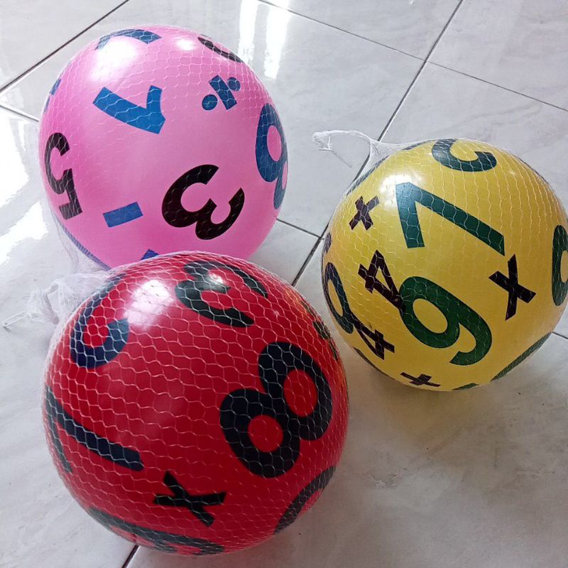 Jual Bola Karet Motif Angka | Shopee Indonesia