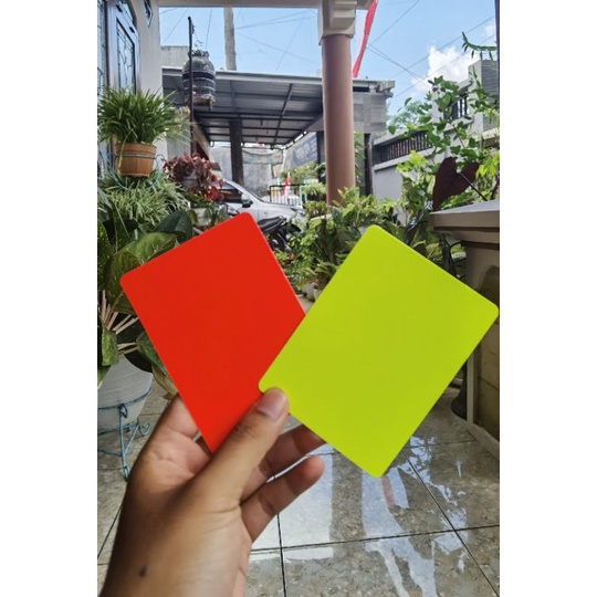 Jual kartu wasit voly / kartu wasit badminton / kartu wasit voli ...