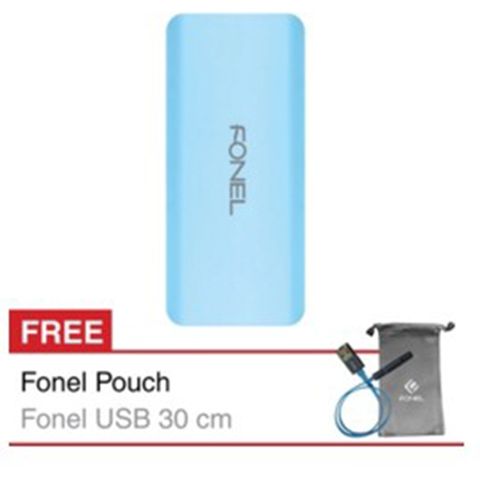 Jual Fonel Power Pack Mattex 10000 mAh - Biru | Shopee Indonesia