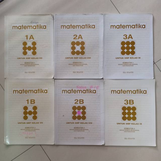 Jual Buku Latihan Soal Matematika untuk SMP Kelas VII VIII IX 7 8 9 1A ...