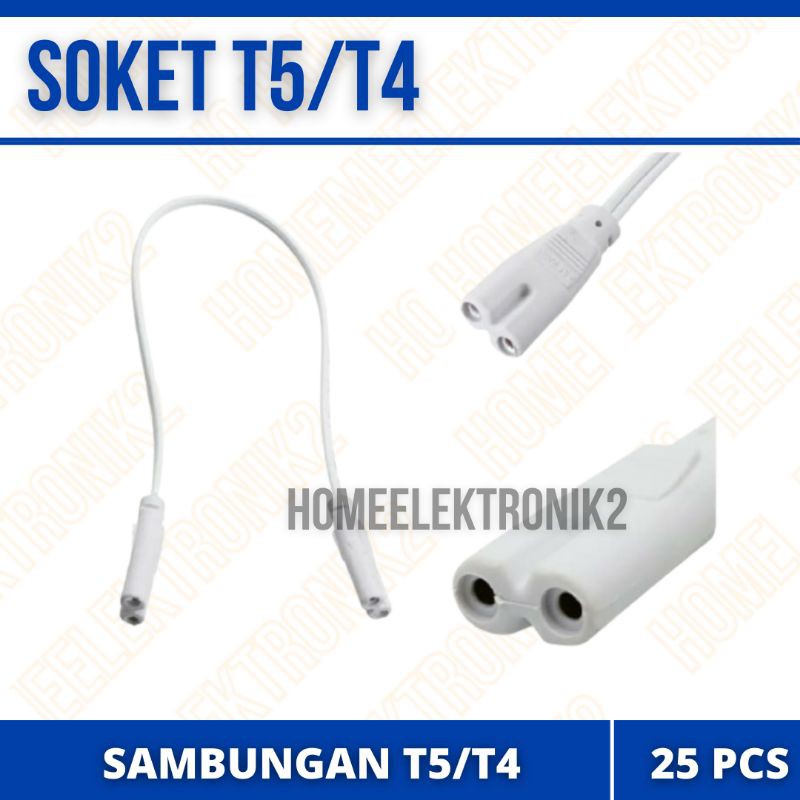 Jual Sambungan Lampu Tl T5 T4 Soket Sambungan Lampu N Shopee