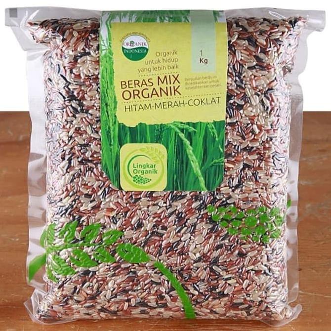 Jual BERAS- BERAS MIX ORGANIK 1 KG LINGKAR ORGANIK -UNGGULAN. | Shopee ...