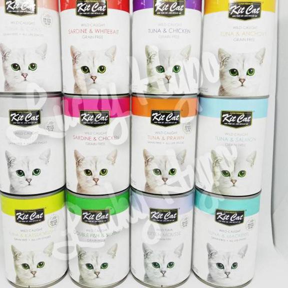 Jual Terbaik!!-156 Makanan Kucing Basah Kaleng Kit Cat Wet CatFood ...