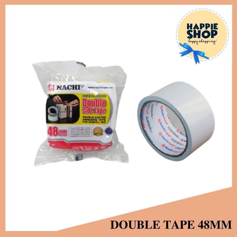 Jual DOUBLE TAPE 48MM Nachi Lakban Selotip Plakban Isolasi 48mm Solasi ...