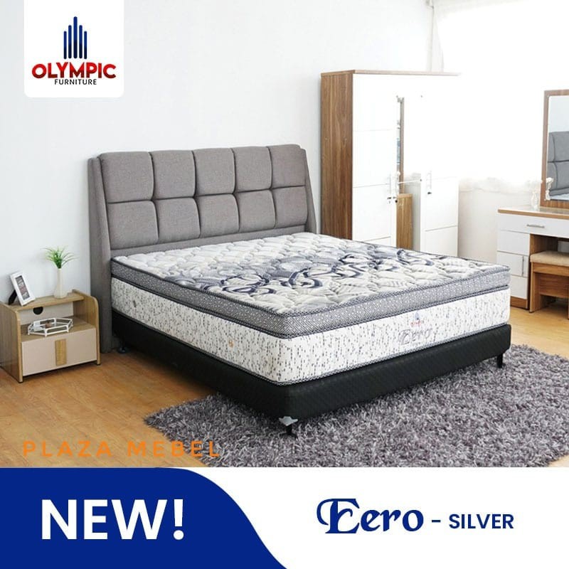 Jual Kasur Spring Bed Olympic EERO Silver 120 - 160 - 180 - 200 MURAH ...