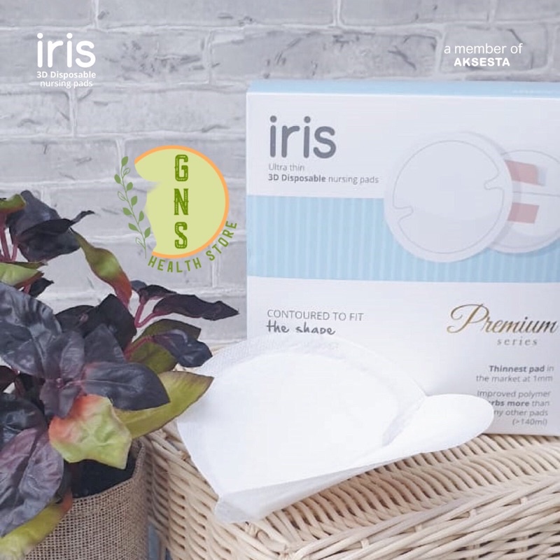 Jual IRIS Disposable Breastpad Nursing Pad Iris Breast Pad 60pcs ...