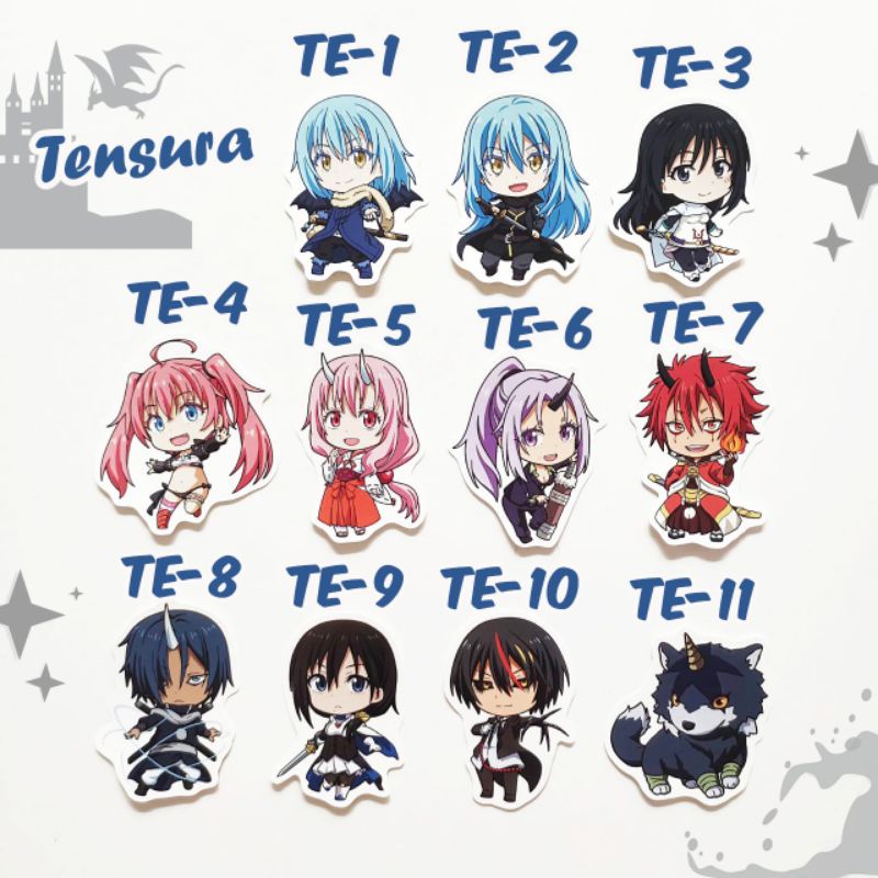 Jual Sticker Anime TenSura 1 Tensei Shitara Slime Datta Ken Merchandise ...