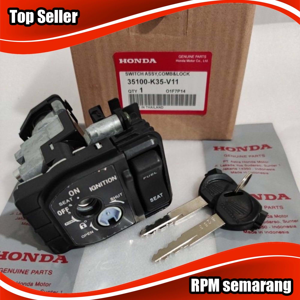 Jual Kunci kontak Honda PCX 150 CBU - PCX New Original Thailand HITAM ...