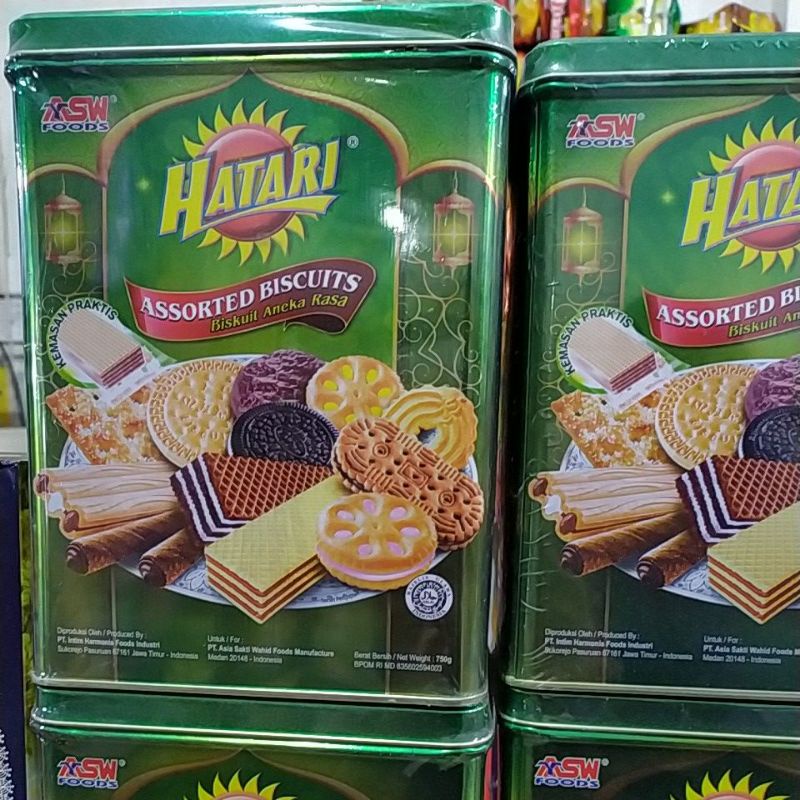 Jual Hatari Assorted Biscuit Kaleng 750gr | Shopee Indonesia