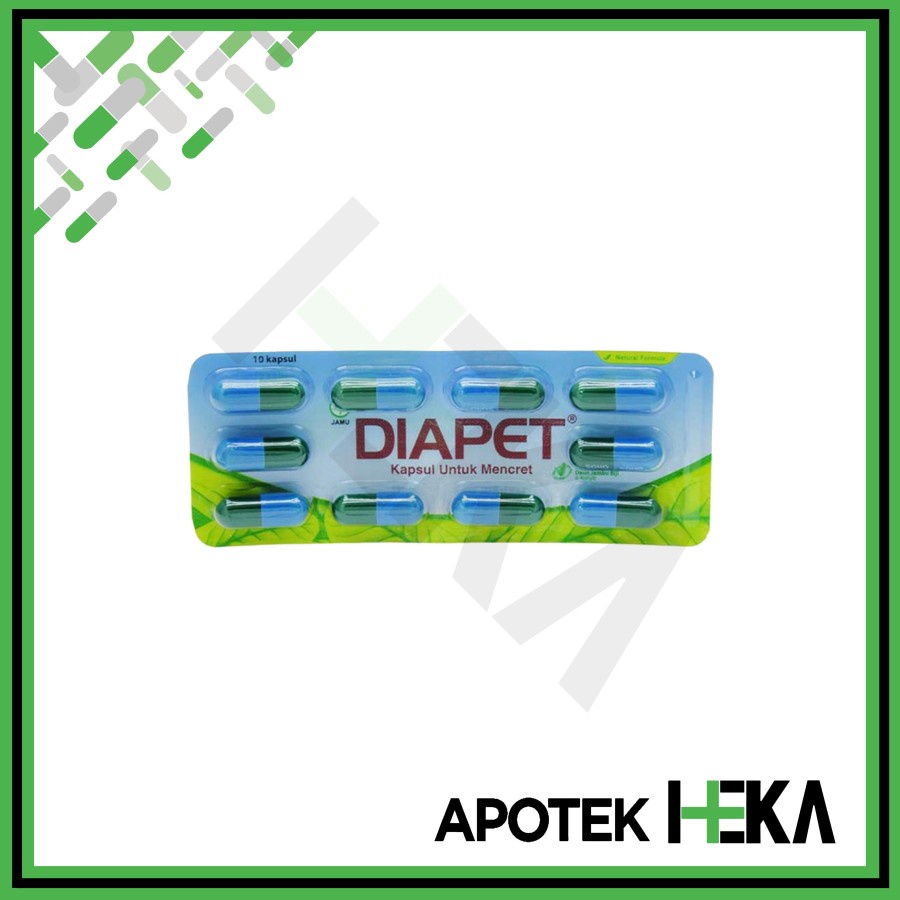 Jual Diapet Kapsul Strip isi 10 Tablet - Obat Mencret Diare (BANDUNG) | Shopee Indonesia