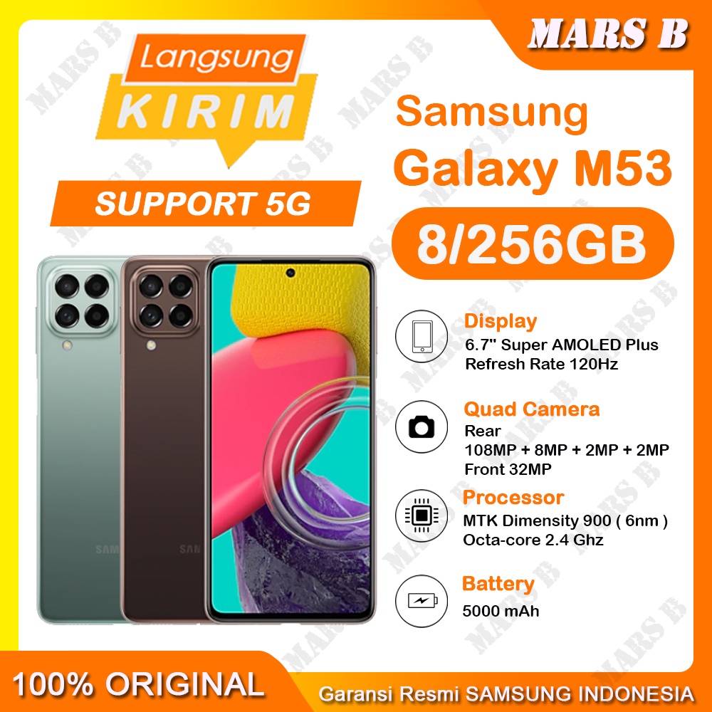 Jual Samsung Galaxy M53 5G [ 8/256GB ] BNIB Fresh No Repack - Garansi ...