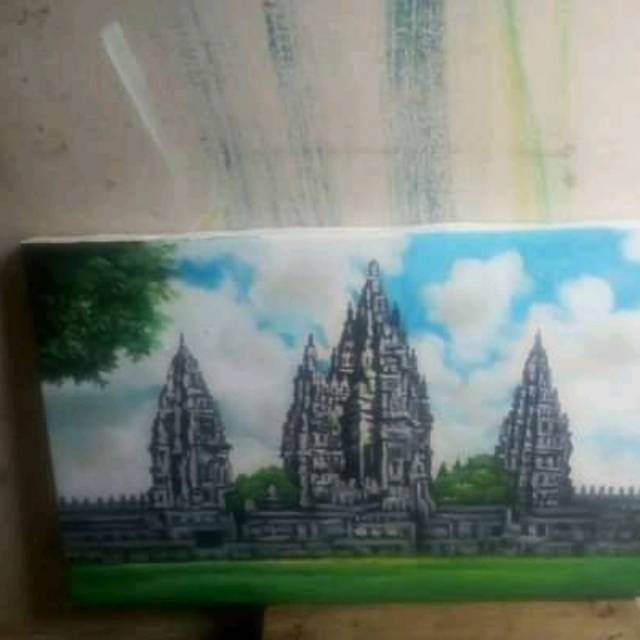 Jual Lukisan candi prambanan | Shopee Indonesia