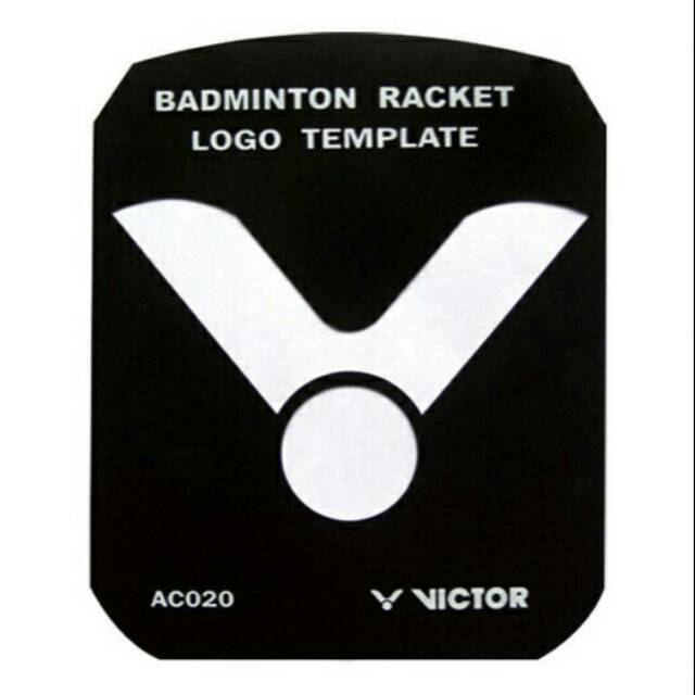Jual Stencil Card / Template Cetakan Logo Senar Raket Victor Original ...