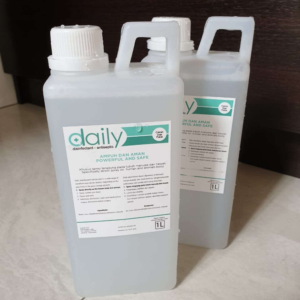 Jual CAIRAN DESINFEKTAN DAILY REGULER DISINFEKTAN SPRAY ANTISEPTIC 1 ...