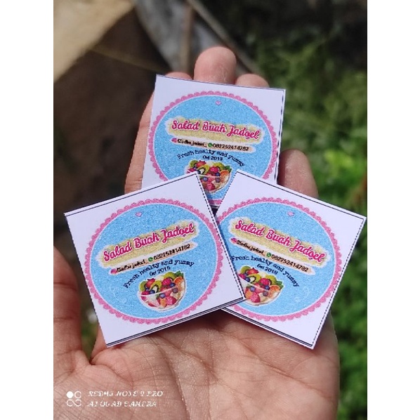 Jual stiker/logo/lebel murah isi 105lembar + Desain | Shopee Indonesia