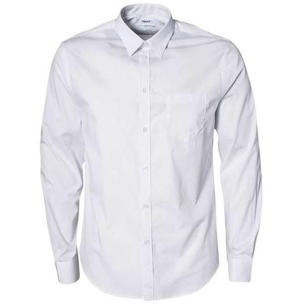 Jual Hem pria putih lengan panjang/Kemeja putih panjang/kemeja polos ...