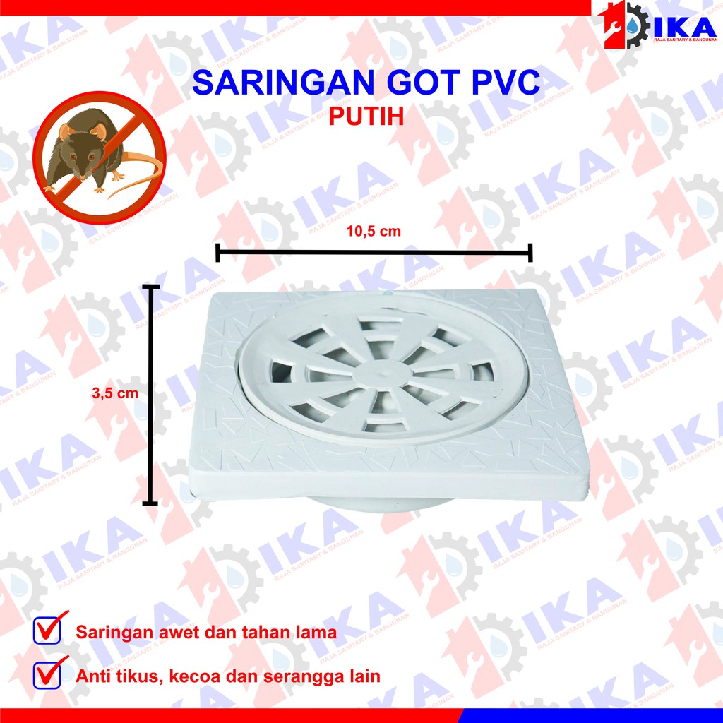 Jual Saringan Got Tebal Plastik PVC Kamar Mandi Toilet Plastic Floor ...